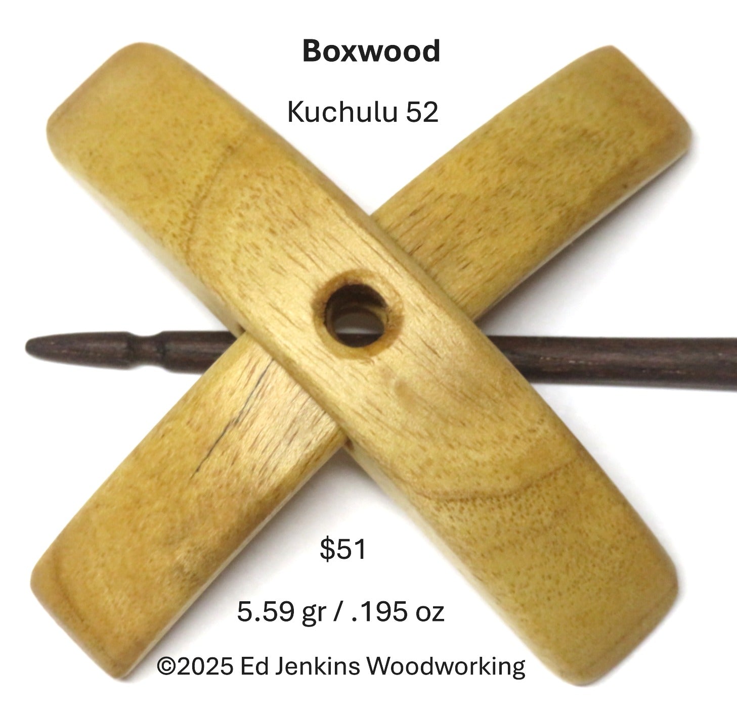 Kuchulu, Boxwood (lightweight!) – Jenkins Spindles